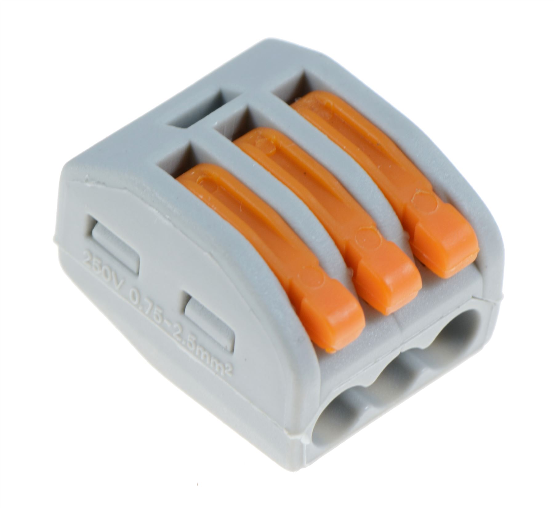 3 Way Terminal Connector for Electrical Wire (222-413)(Wago Style)