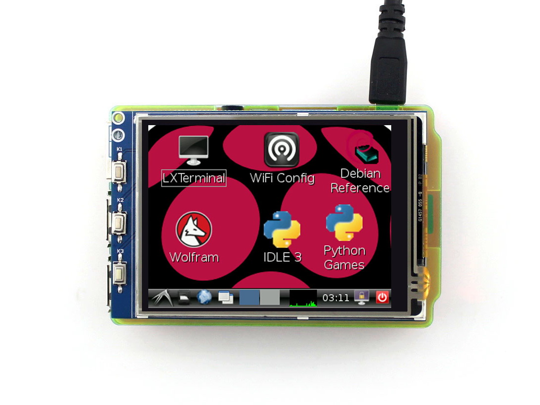 3.2 Inch TFT LCD Display Touch Screen For Raspberry Pi