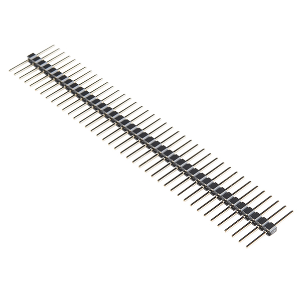 40-Pin Male Single Row 2.54mm Pin Header 8.5mm